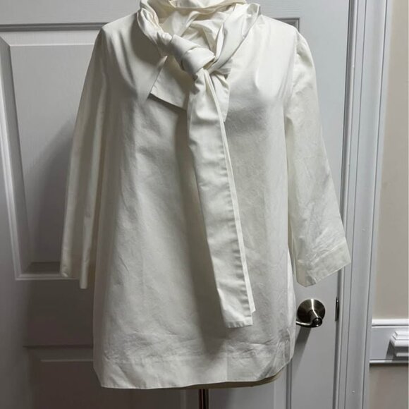 COS | Tops | Cos Womens White Blouse Size | Poshmark